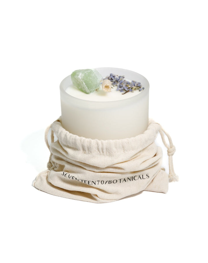 Crystal Infused Candles Embellished with Botanicals Hand-poured ...